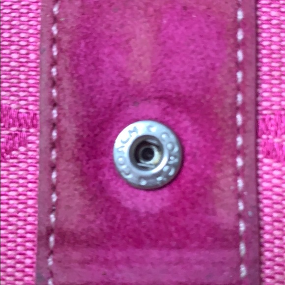 Coach | Bags | Coach Hot Pink Logo Small Wallet | Poshmark